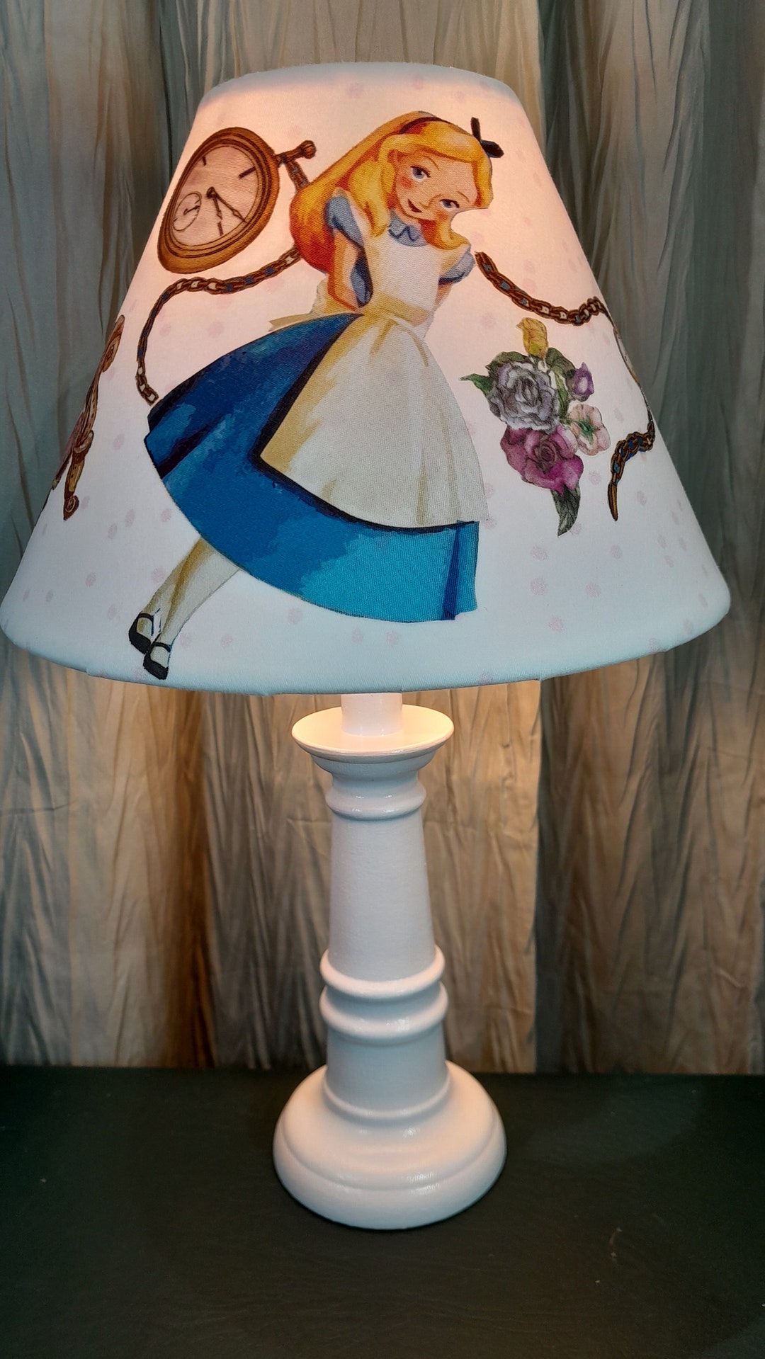 Alice in Wonderland Nursery Accent Lamp Alice in Wonderland - Etsy