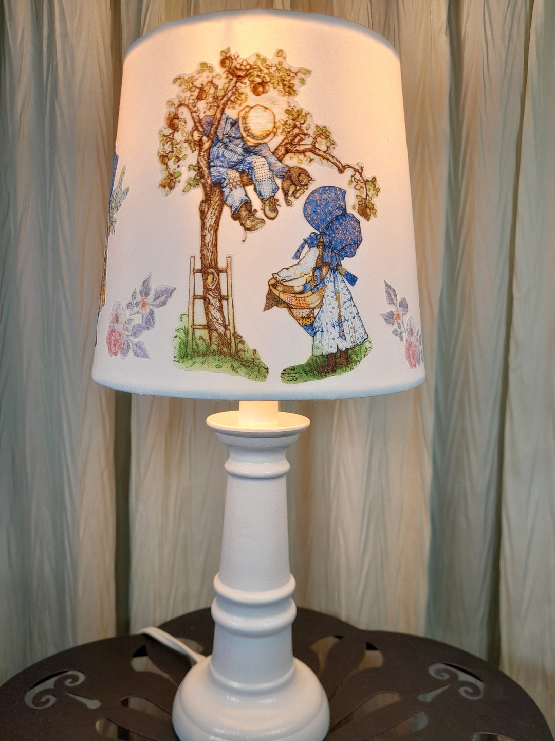 Vintage Holly Hobby Nursery Accent Lamp, Holly Hobby Little Girl ...