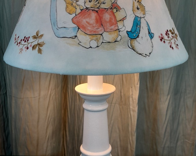 Beatrix Potter Peter Rabbit Lamp Woodland Baby Lamp Bunny - Etsy