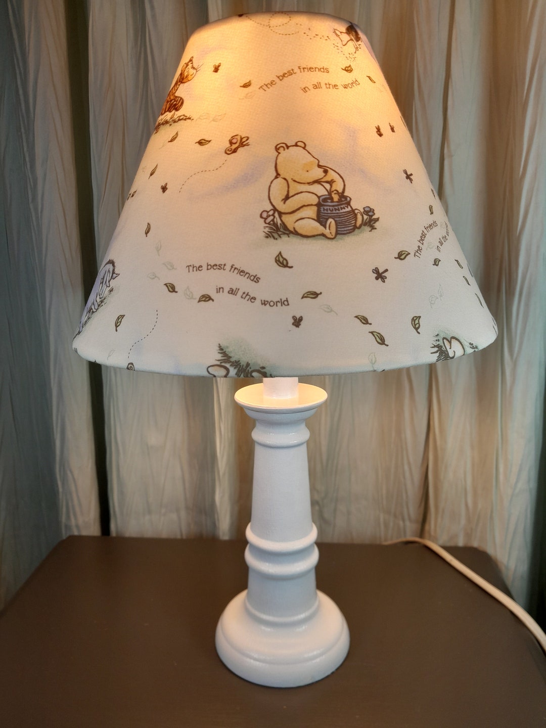 Winnie the Pooh Accent Lamp, Classic Pooh Eeyore Tigger Piglet Baby ...