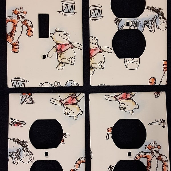 Winnie the Pooh Light Switch Covers - Etsy