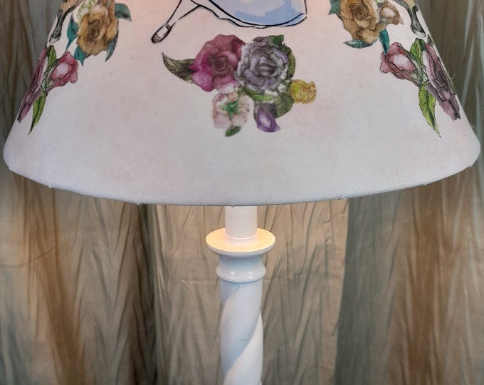 Alice in Wonderland Nursery Accent Lamp, Alice in Wonderland Floral ...