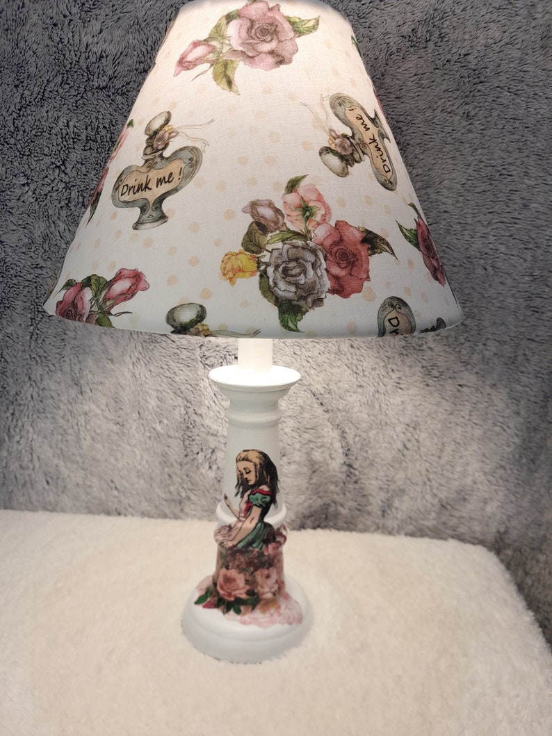Alice in Wonderland Nursery Accent Lamp, Alice in Wonderland Baby Girl ...