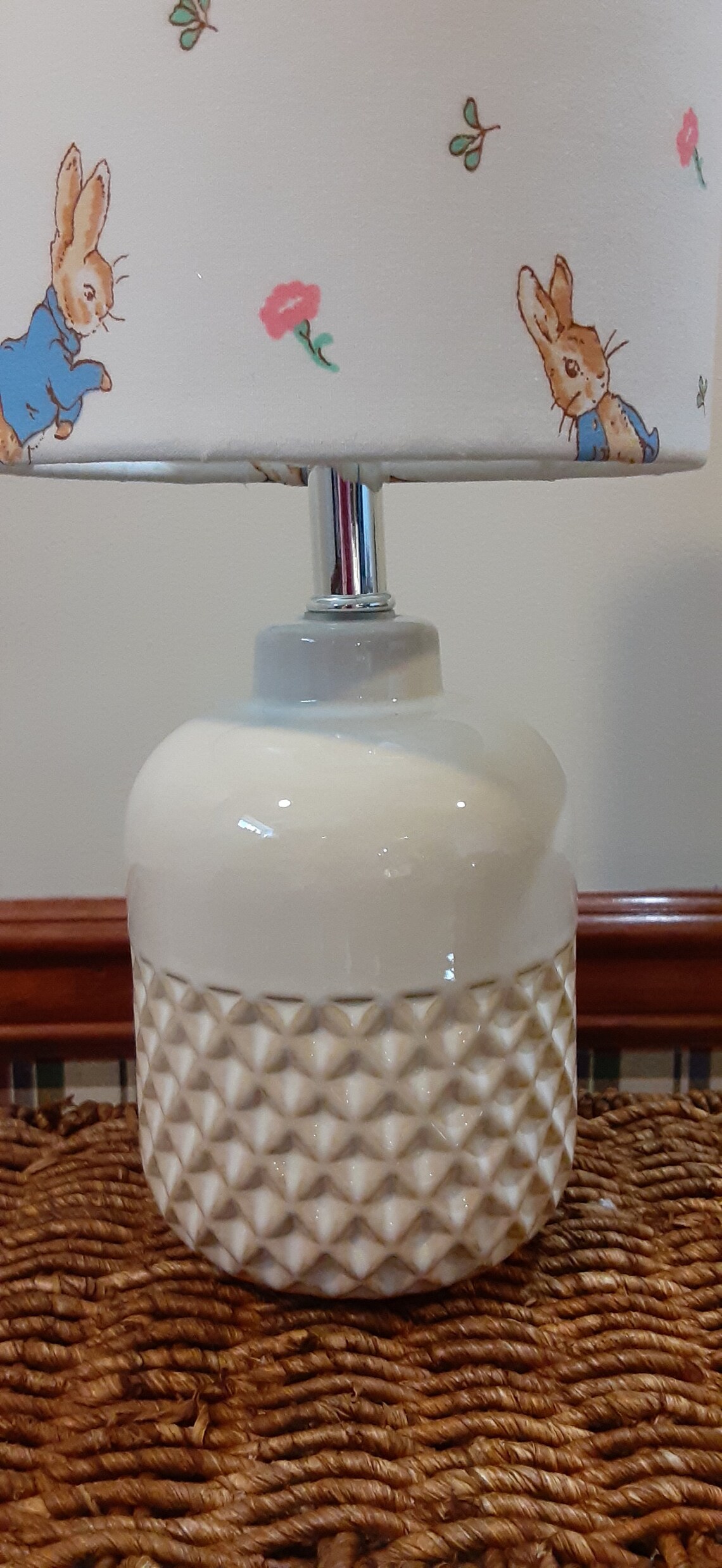 Beatrix Potter Peter Rabbit lamp Woodland baby lamp bunny | Etsy