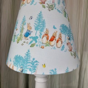 Beatrix Potter Peter Rabbit Lamp, Woodland Baby Lamp, Bunny Child's ...