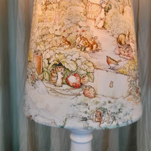 Beatrix Potter Peter Rabbit Lamp, Woodland Baby Lamp, Bunny Child's ...
