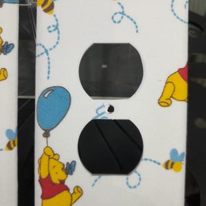 Set of Winnie the Pooh Light Switch Plate Outlet Covers, Pooh Nursery ...