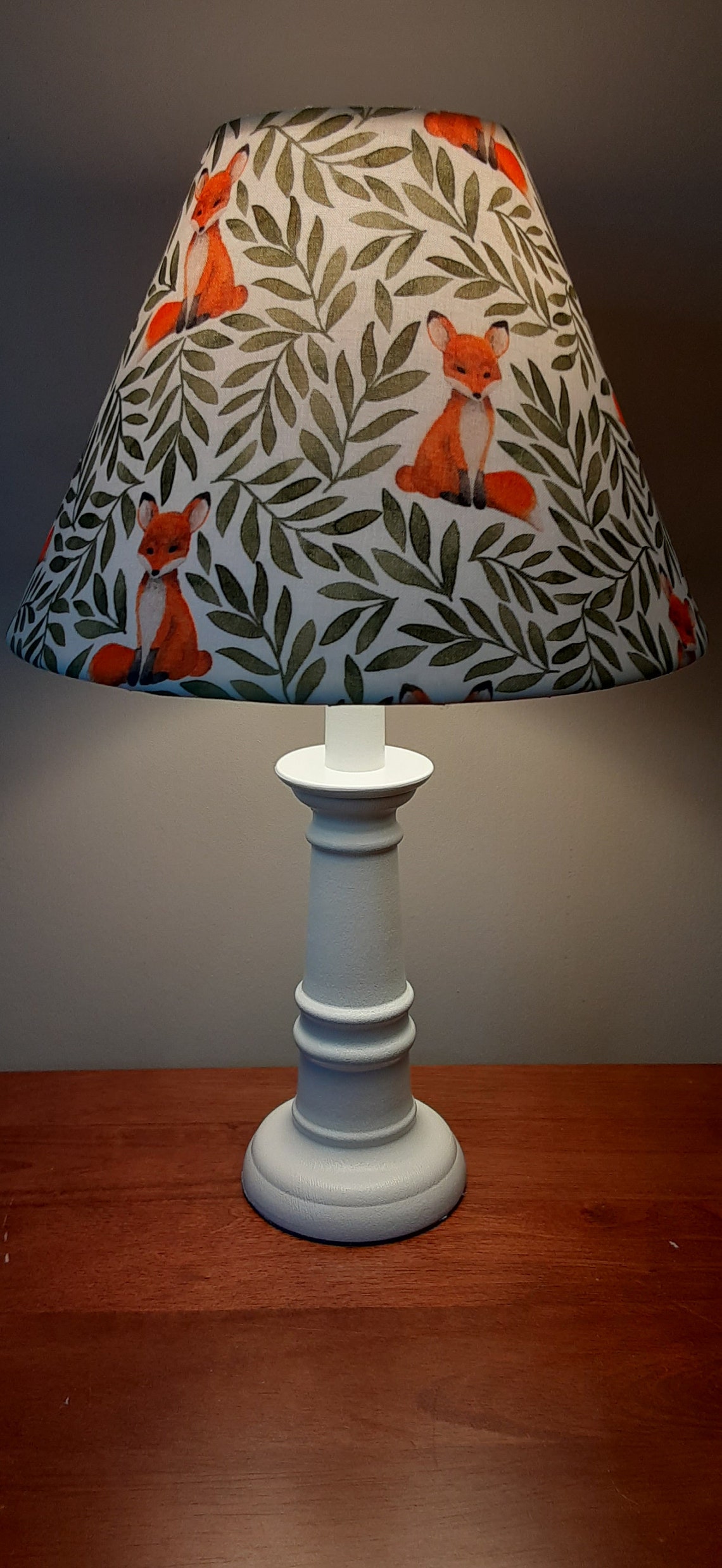 Fox Nursery Lamp Woodland Nursery/accent Lamp Baby Fox - Etsy