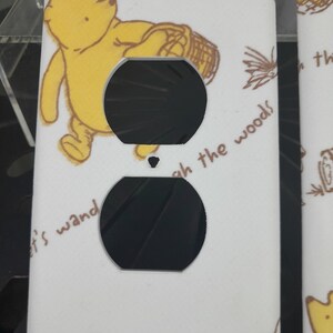 Set of Winnie the Pooh Switchplate/outlet Covers, Pooh Nursery Outlet ...