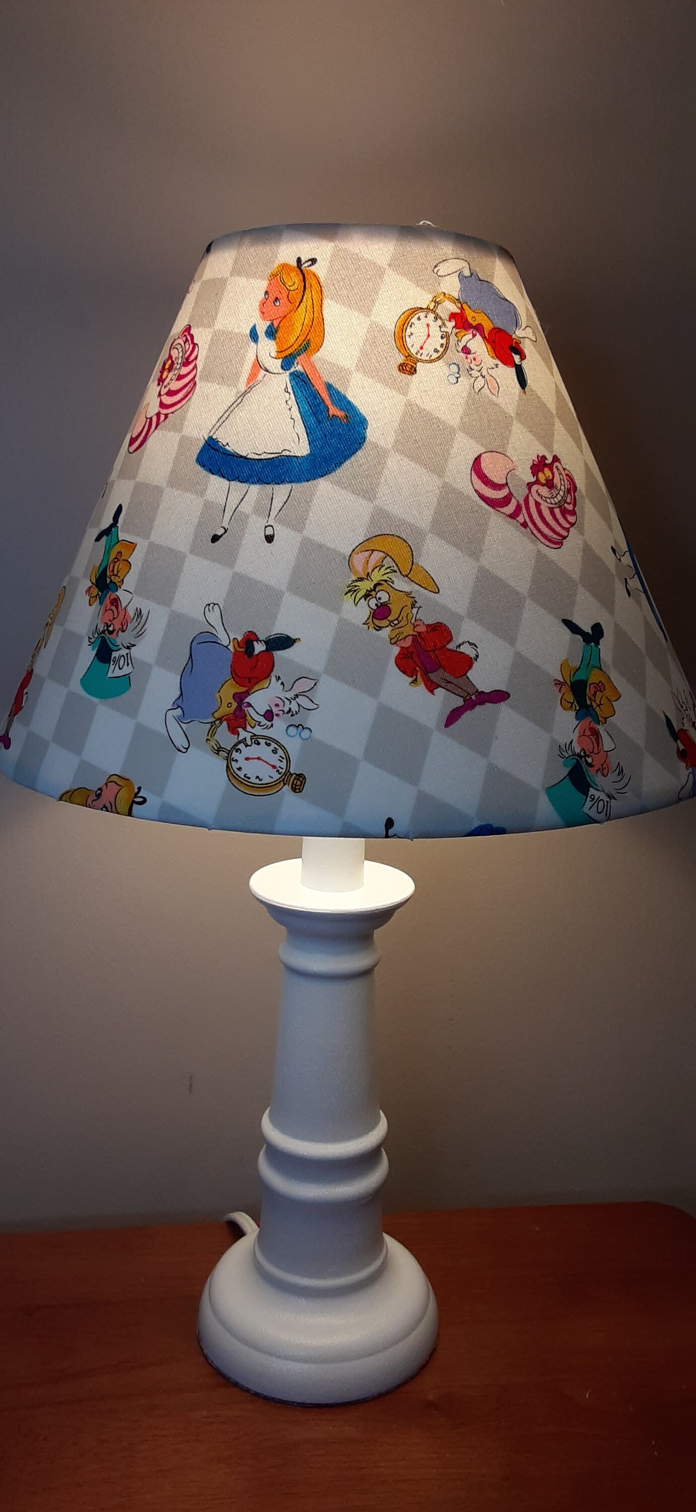 Alice in Wonderland Nursery Accent Lamp Alice in Wonderland - Etsy