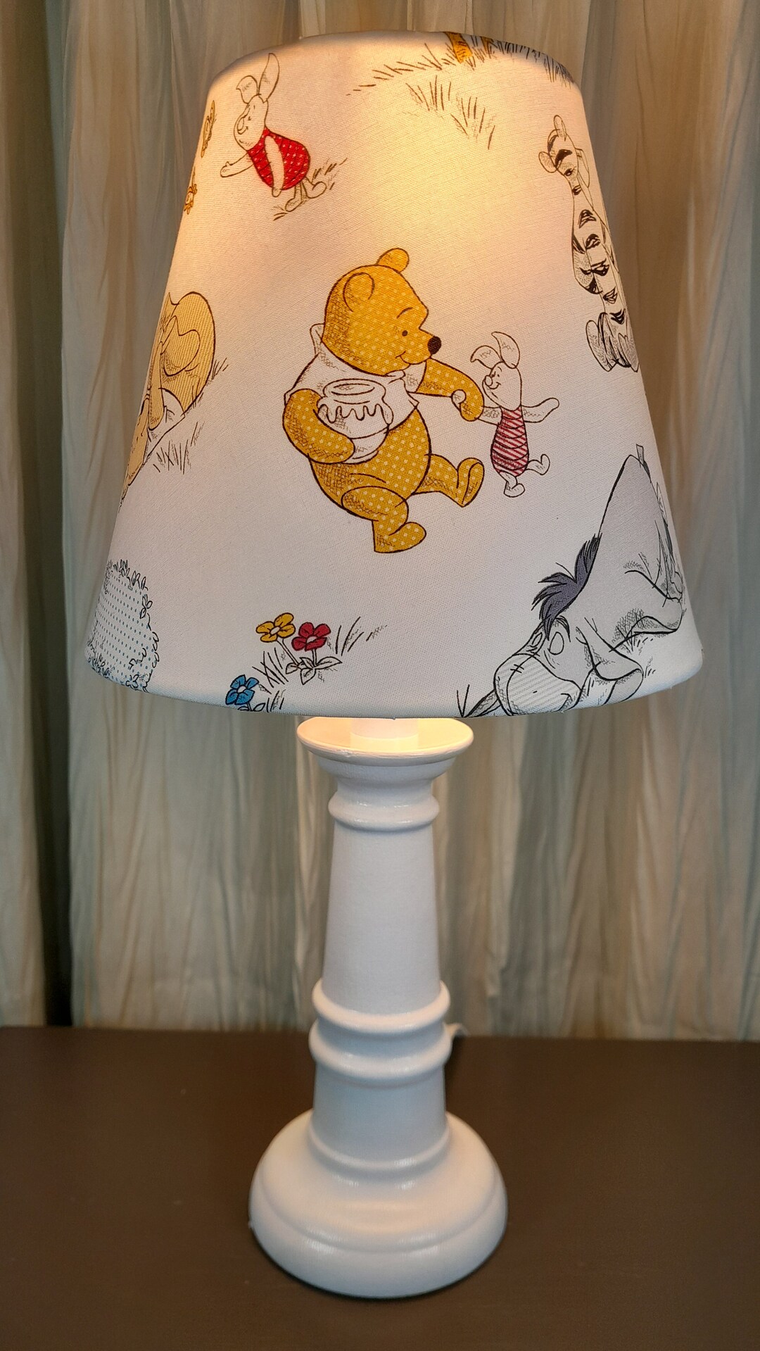 Winnie the Pooh Nursery/accent Lamp, Pooh ,tigger, Eeyore Baby Lamp ...