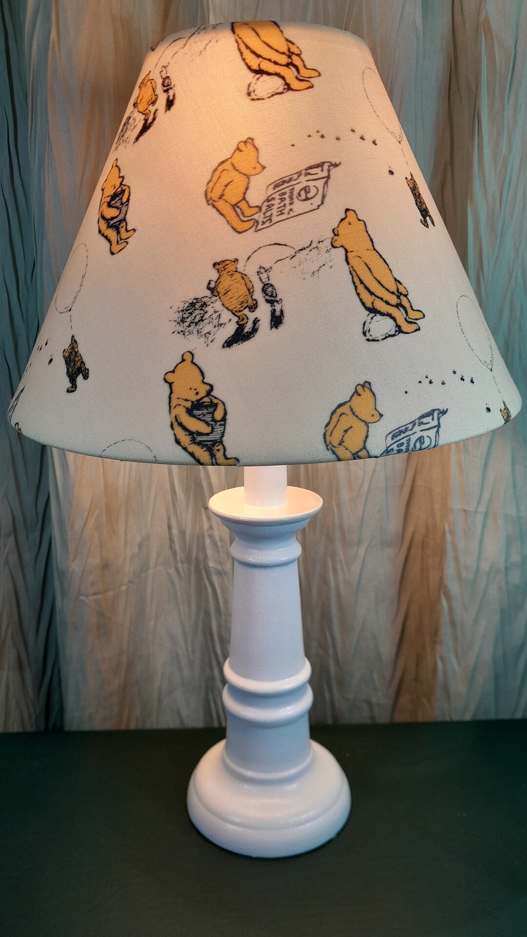 Classic Winnie the Pooh Nursery Accent Lamp, Pooh Baby Child Lamp, Poo ...