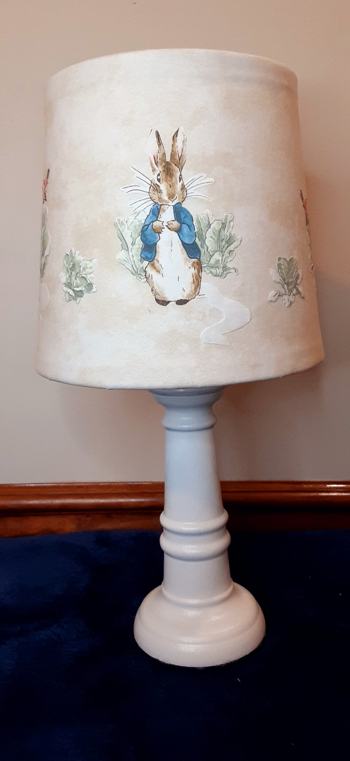 Beatrix Potter Peter Rabbit lamp Woodland baby lamp bunny | Etsy