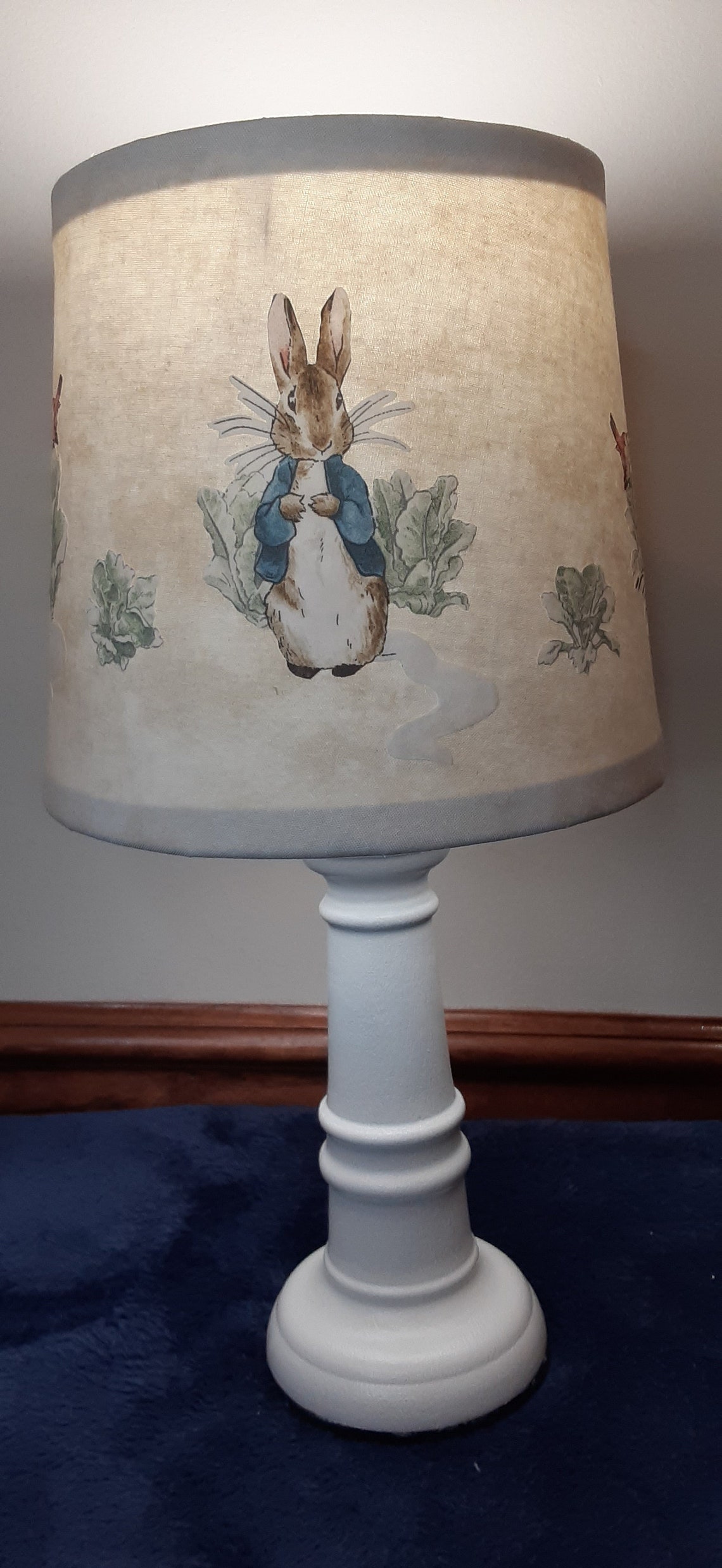 Beatrix Potter Peter Rabbit lamp Woodland baby lamp bunny | Etsy