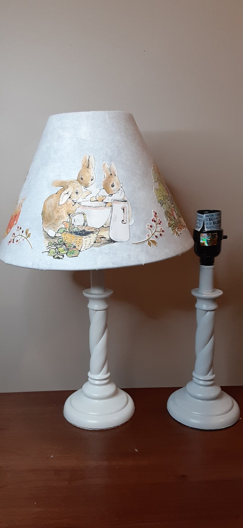 Beatrix Potter Peter Rabbit Lamp Woodland Baby Lamp Bunny - Etsy