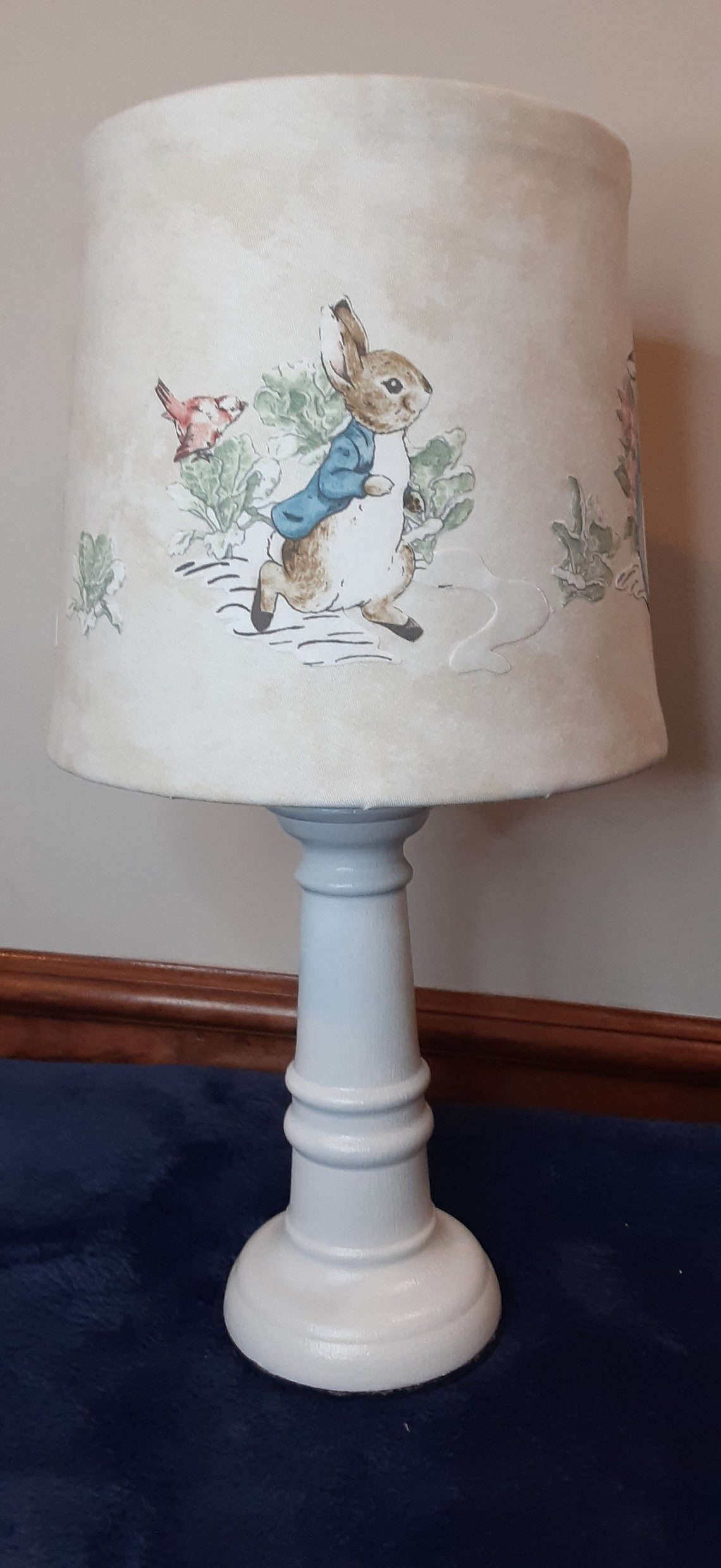 Beatrix Potter Peter Rabbit lamp Woodland baby lamp bunny | Etsy