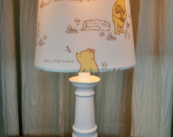 Vintage Winnie the Pooh Nursery / Accent Lamp, Pooh Baby / Child's Lamp ...