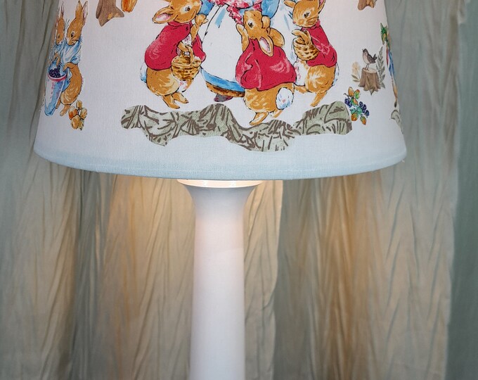 Beatrix Potter Peter Rabbit Lamp Woodland Baby Lamp Bunny - Etsy