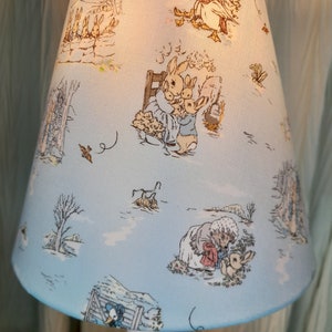 Beatrix Potter Peter Rabbit Lamp, Woodland Baby Lamp, Bunny Child's ...
