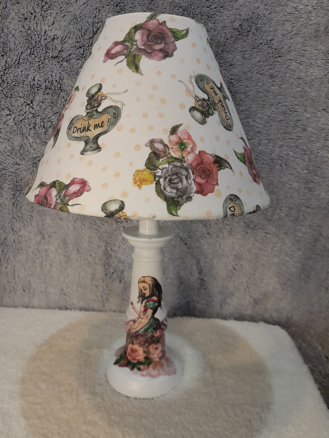 Alice in Wonderland Nursery Accent Lamp, Alice in Wonderland Baby Girl ...