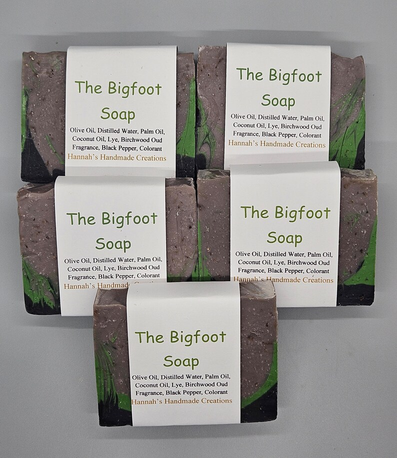 The Bigfoot Soap - 5 Pack - Etsy