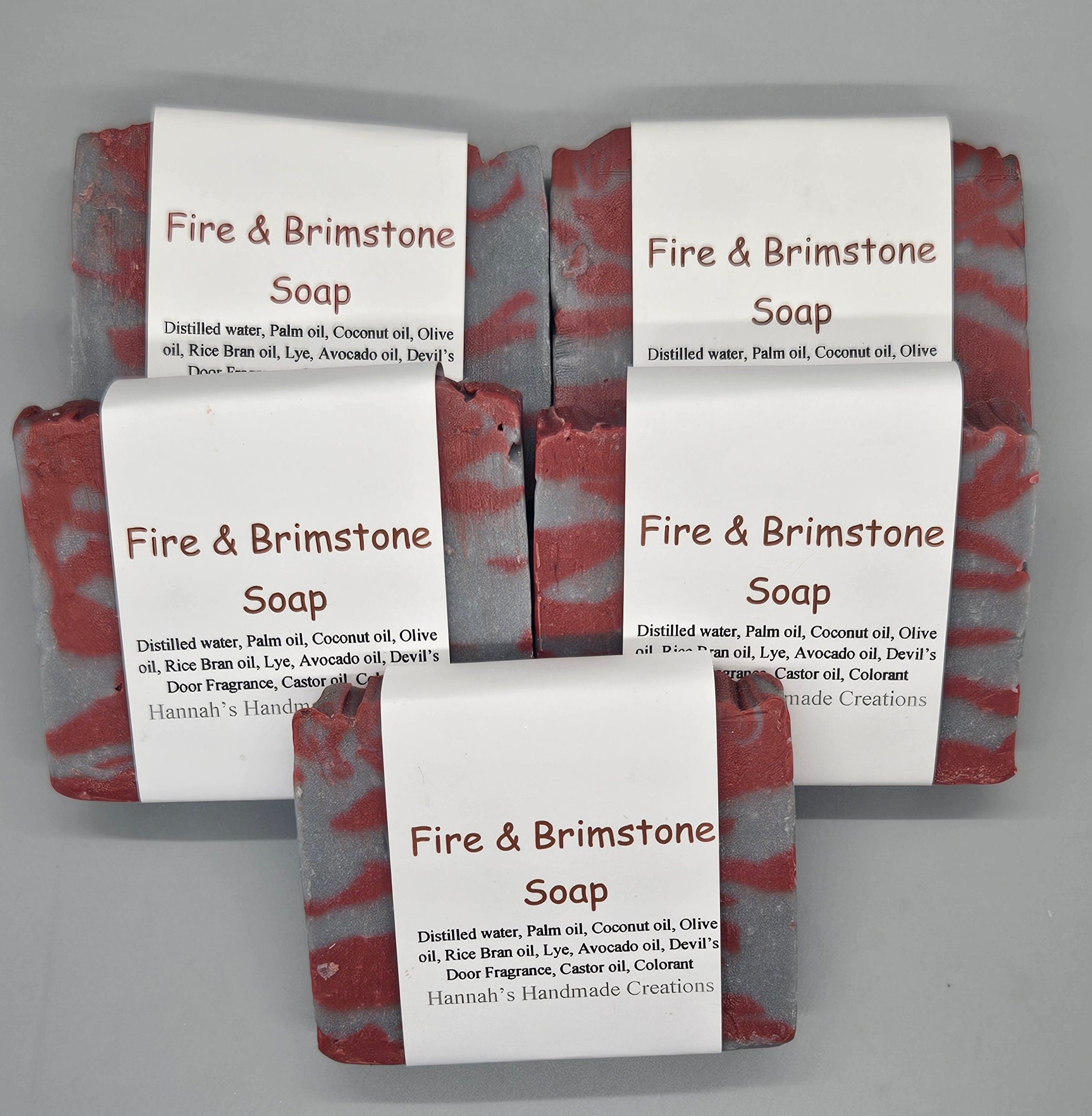 Fire & Brimstone Soap - 5 Pack - Etsy