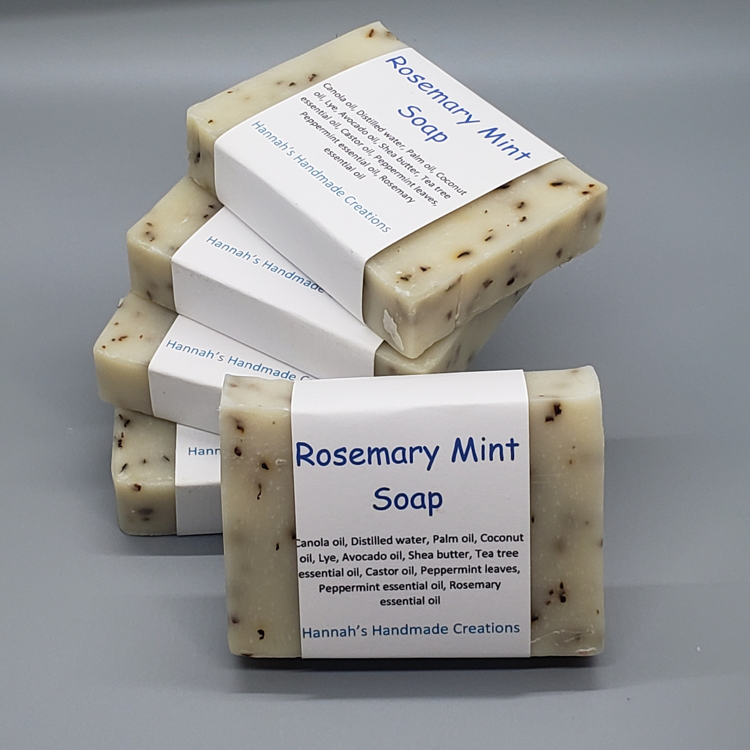 Rosemary Mint Soap - 5 Pack - Etsy