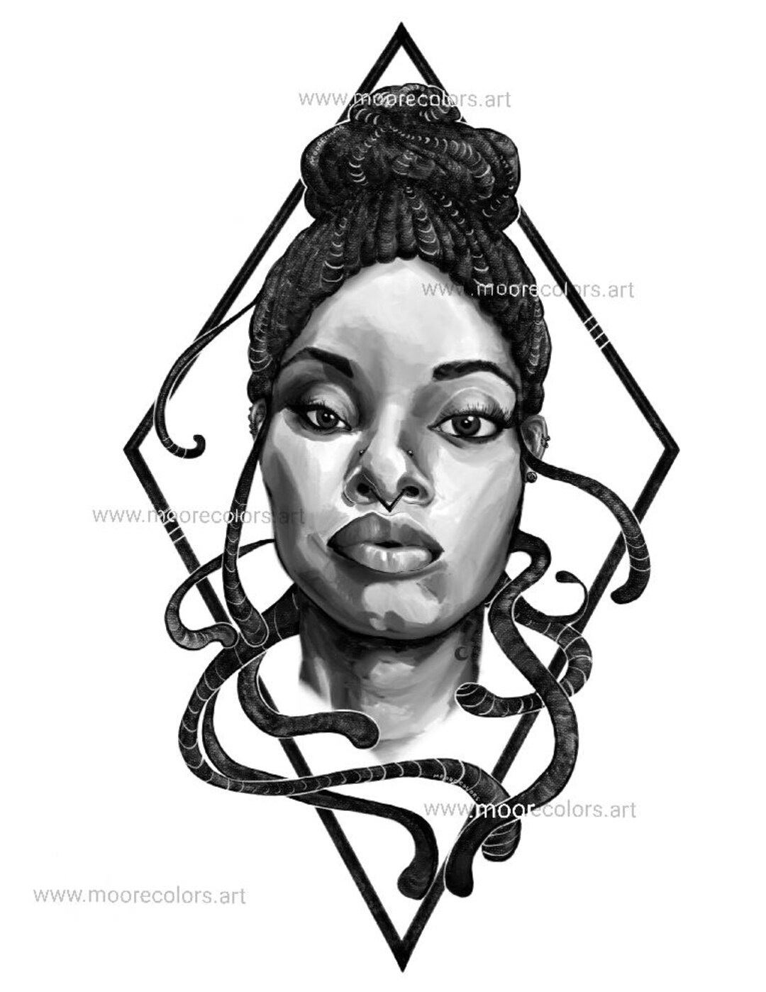 Black Diamond - Digital Art Prints - Etsy