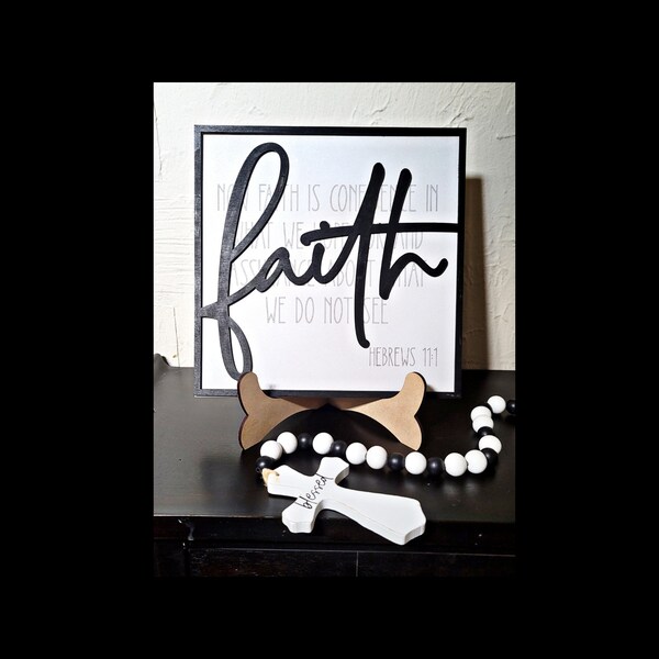 Faith Sign - Etsy