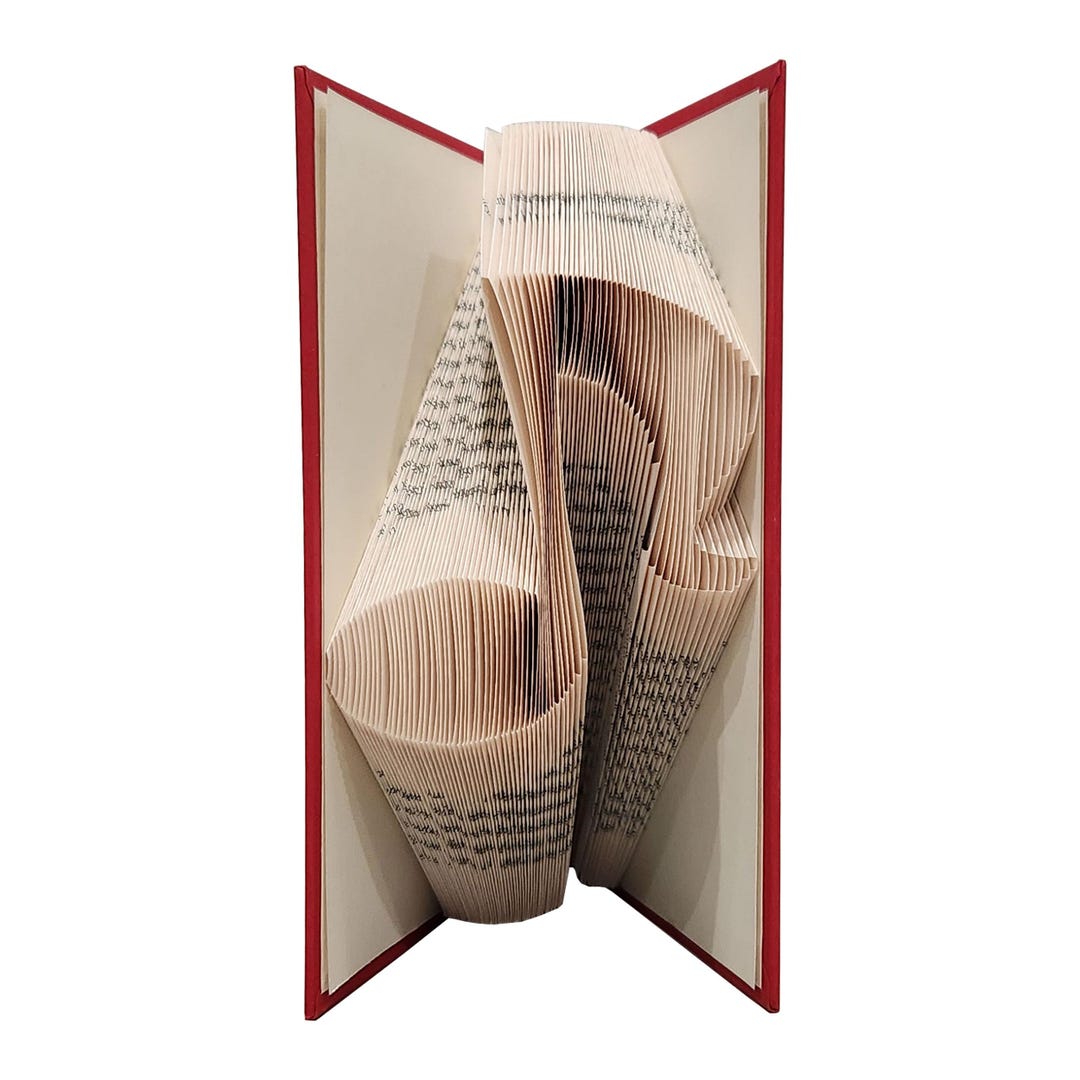 Handmade Music Note Folded Book Art, Unique Thoughtful Gift for Music ...