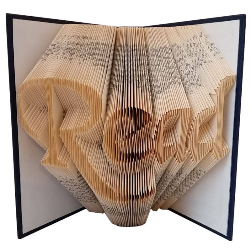 Read Book Folding Pattern - Etsy