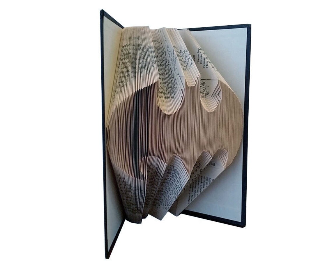 Batman Folded Book Batman Gift Friend Gift Coworker | Etsy