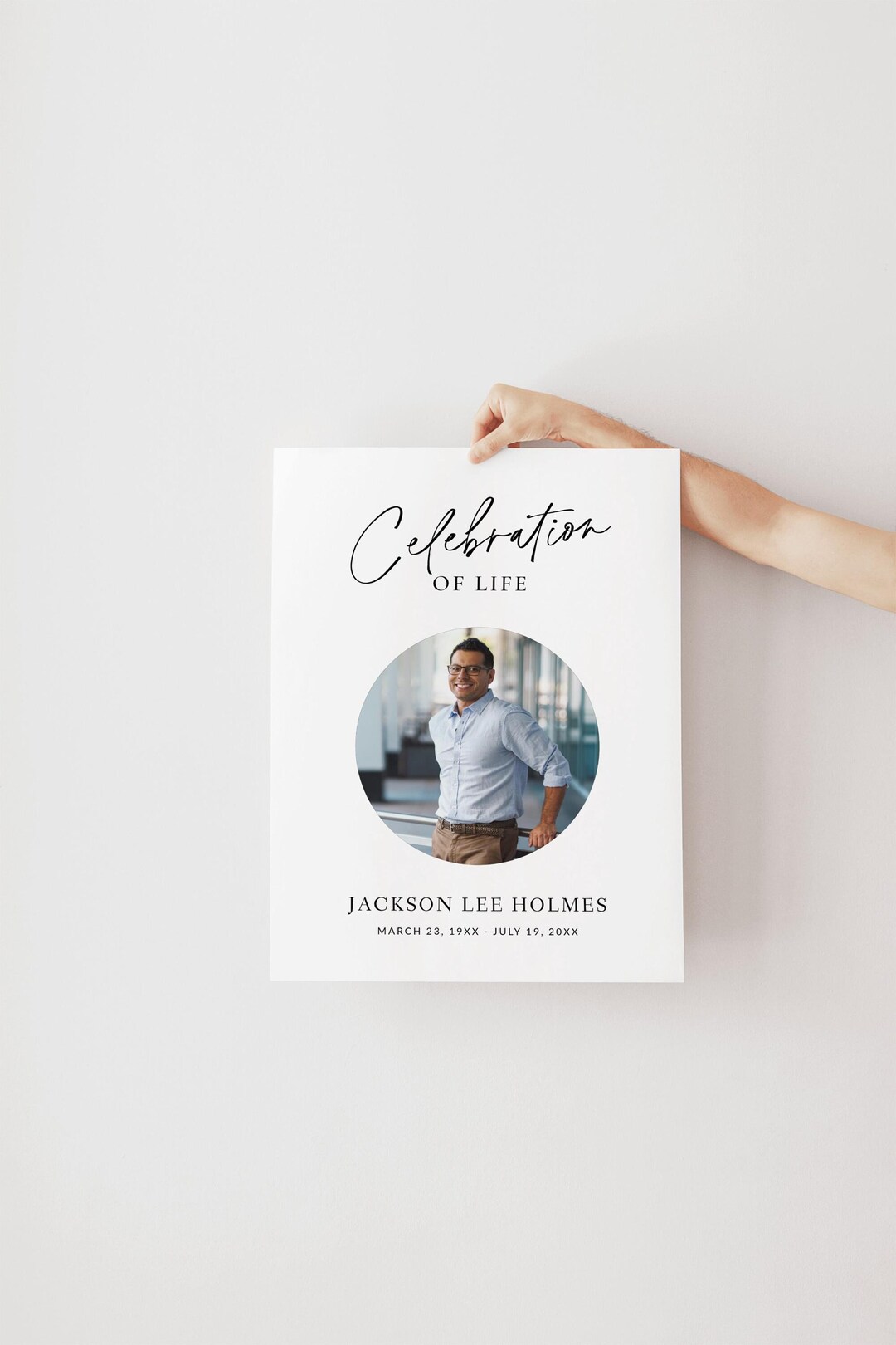 PRINTED in Loving Memory Memorial Sign for Funeral Service, Funeral ...