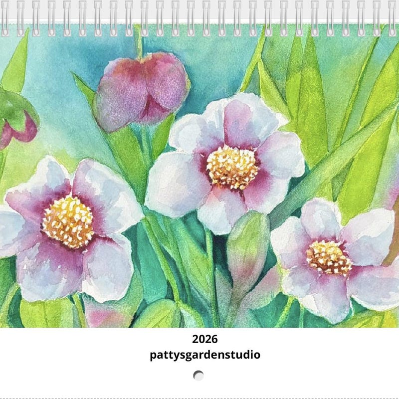 Watercolor Calendar - Etsy