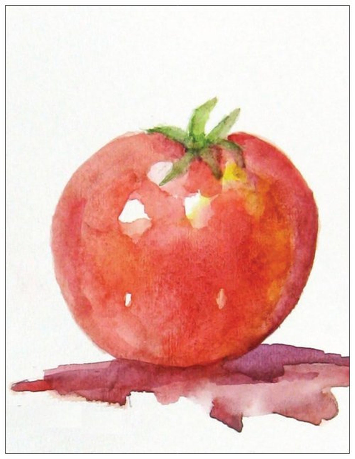 Colorful Fruit and Vegetable Greeting Cards, Carrots, Beets, Tomato ...