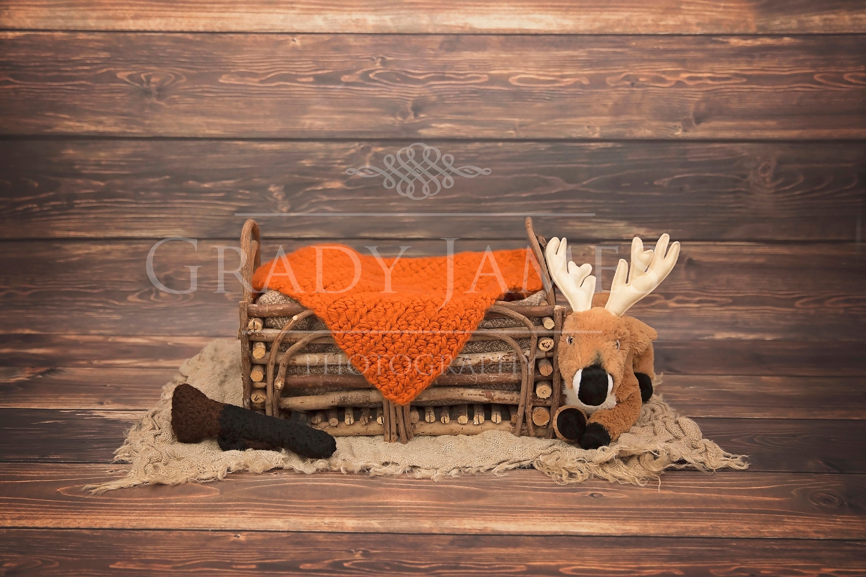Hunting Themed Newborn Digital Background Hunting Themed Newborn ...