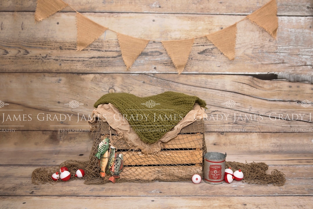 Newborn Digital Fishing Fisherman Background Newborn Digital Fishing ...