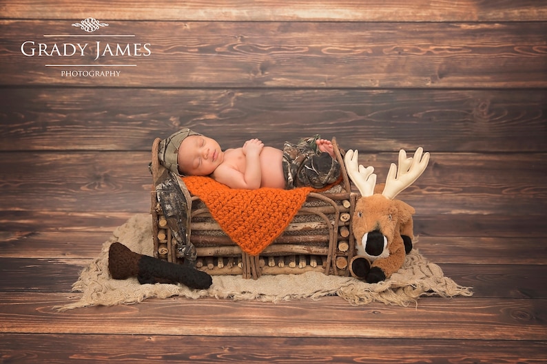 Hunting Themed Newborn Digital Background Hunting Themed Newborn ...