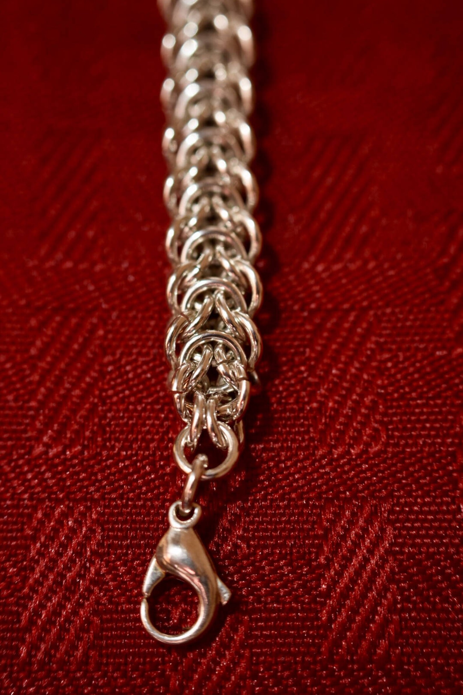 Sterling Silver Bracelet Elf Weave Bracelet Hand Made Made | Etsy