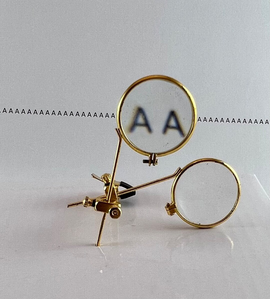 Eye Loop Spectacles Glasses With Clip on Double Lens 5x and 10x Power ...