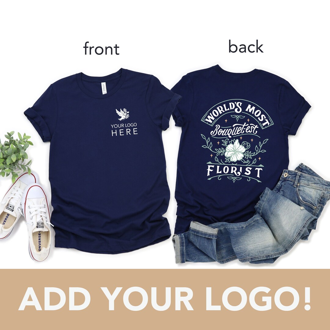 Custom Logo World's Most Bouquet-est Florist - Floral Designer Unisex T ...
