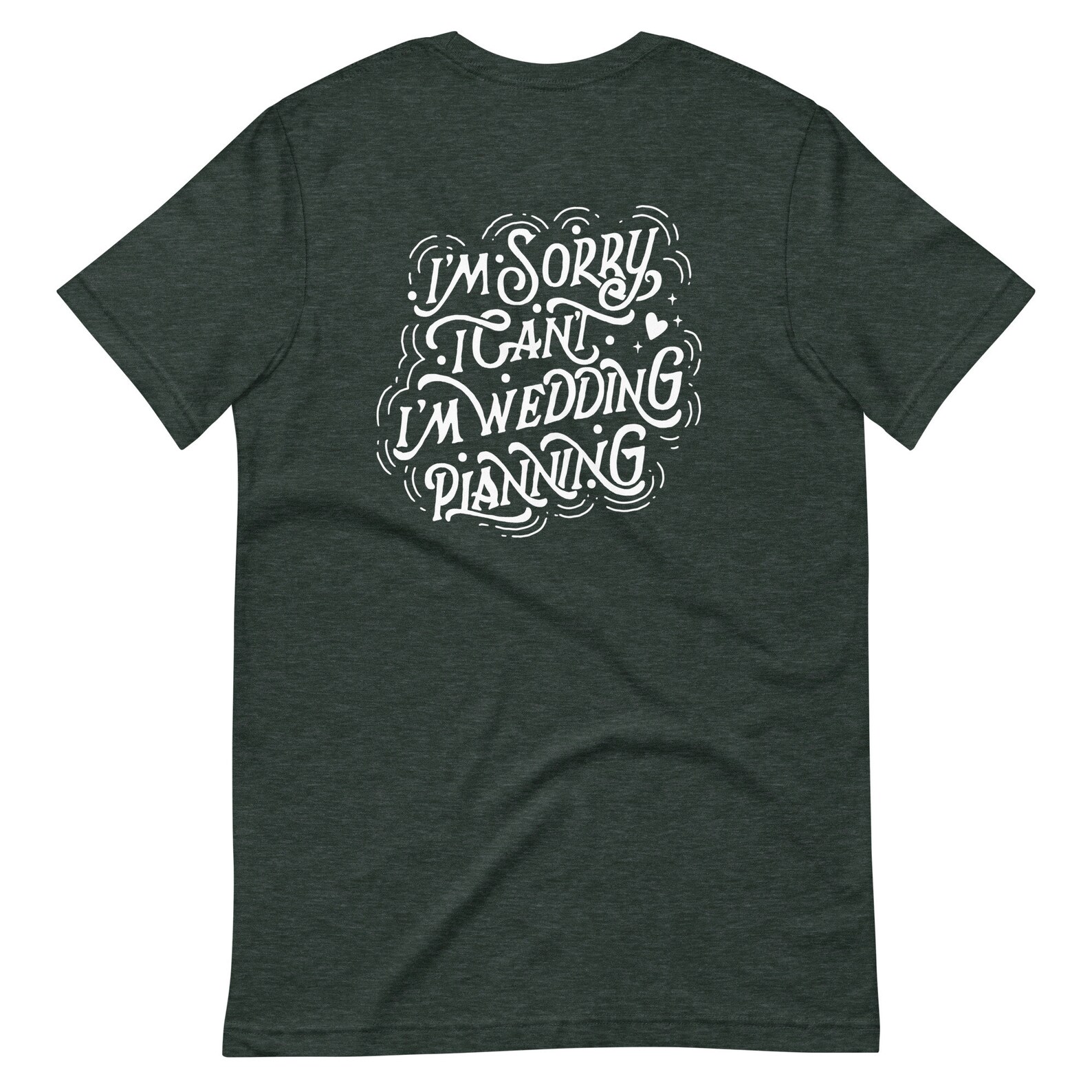 Custom Logo Wedding Planning Shirt - Event Planning Team Tshirts ...
