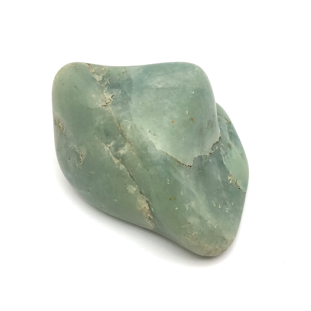 Guatemalan Jadeite Pebble, Green Polished Jadeite Jade Stone Specimen ...