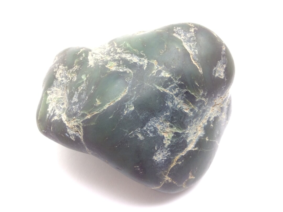 Big Sur Jade Specimen, Green Ocean Polished Nephrite Jade Stone ...