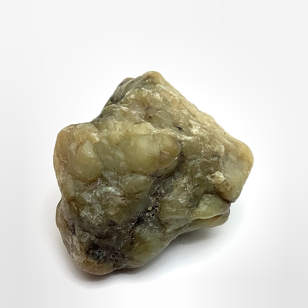 Botryoidal Big Sur Jade Pebble, Green Nephrite Bubble Gem Stone ...