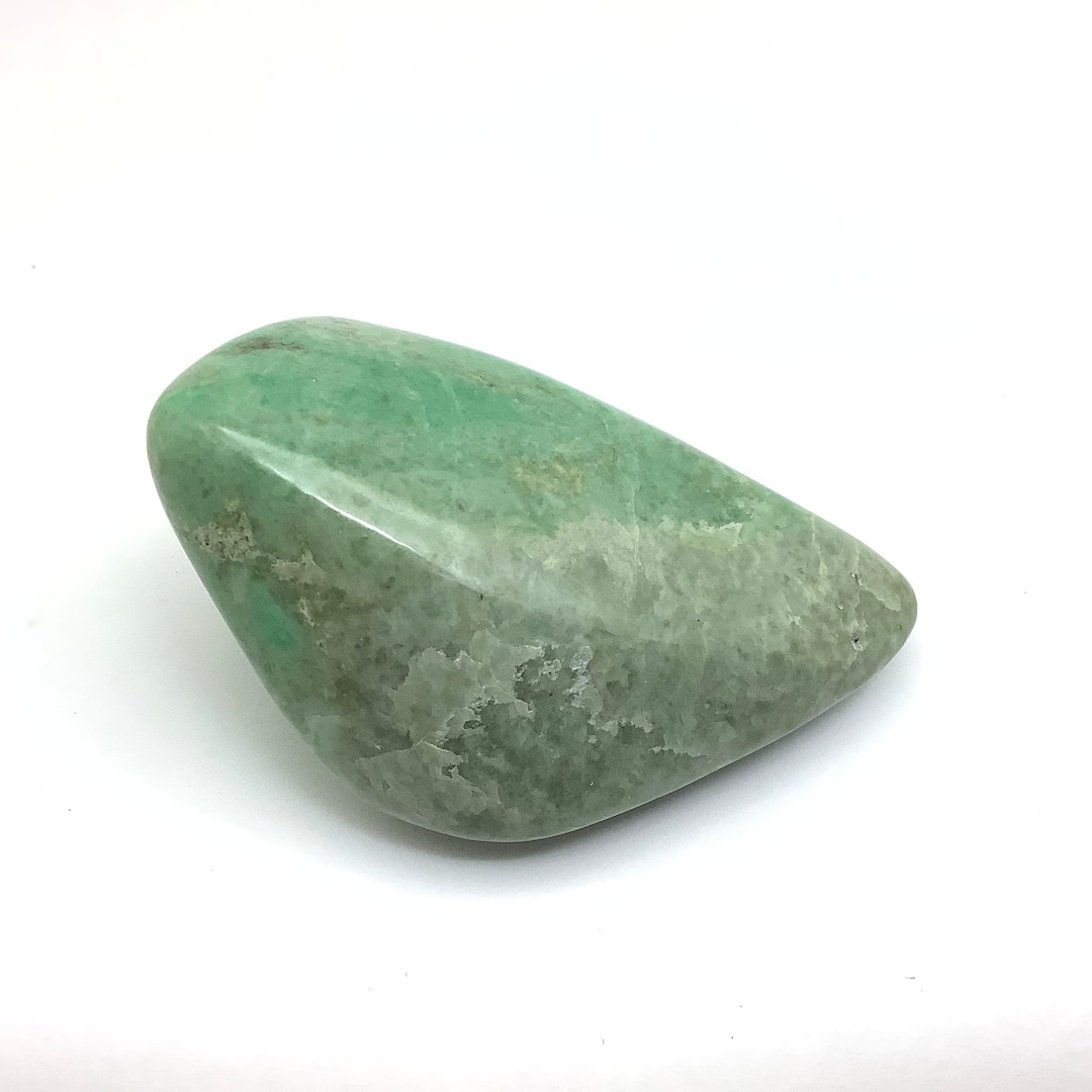 Burmese Maw Sit Sit Pebble, Natural Green Burma Gem Stone Polished ...