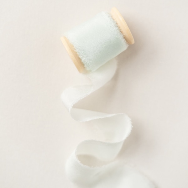 Blue Silk Ribbon - Etsy