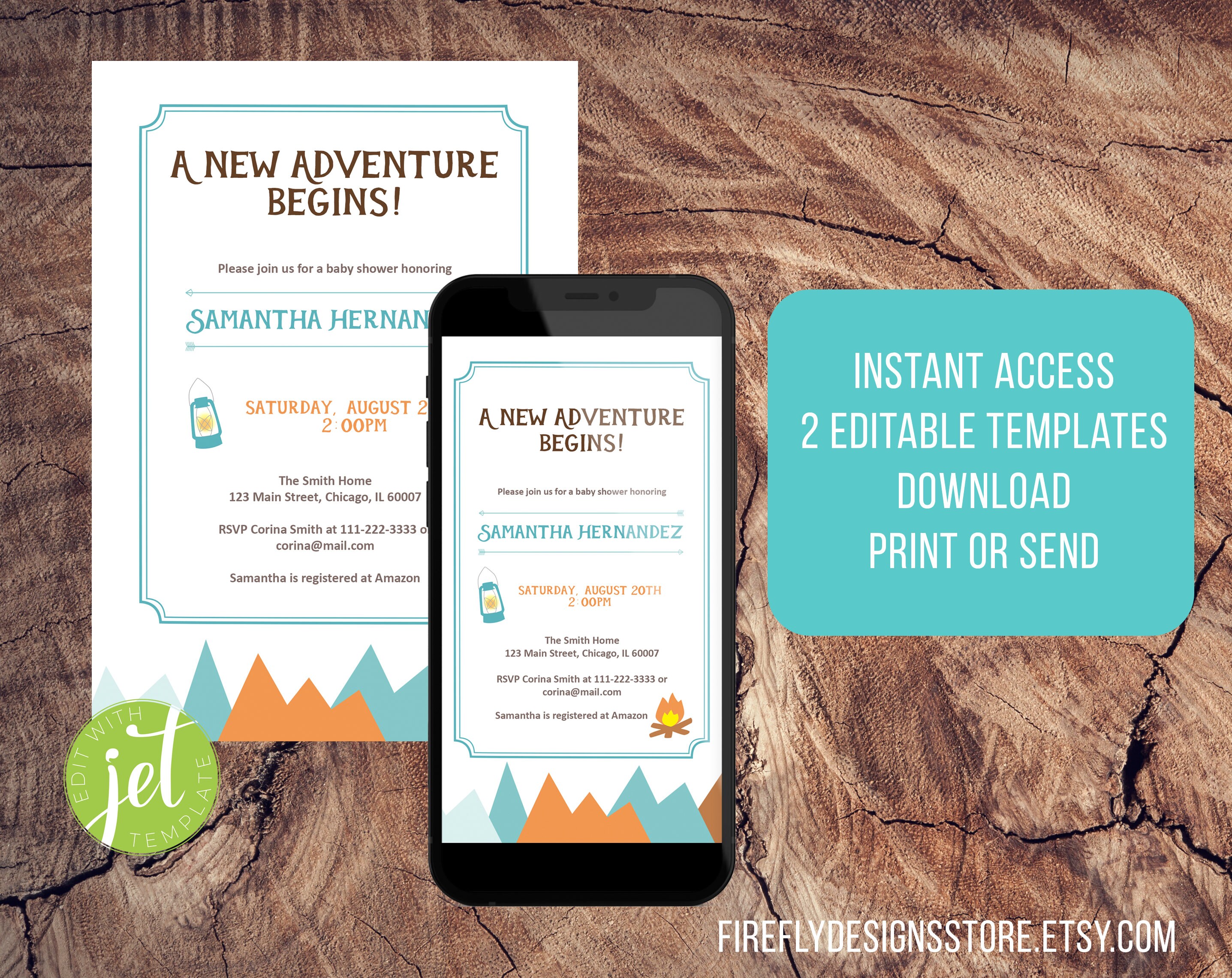 Invitation - Editable Template - Try Before You Buy - Jettemplate ...