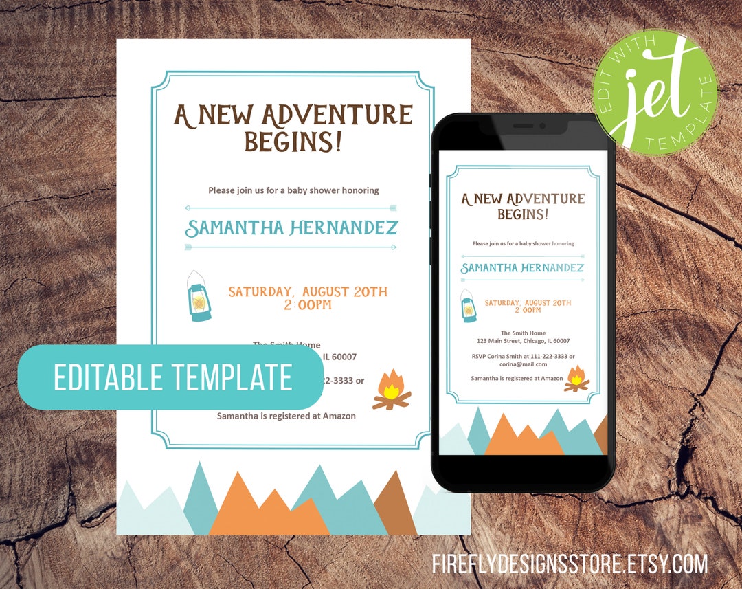 Invitation - Editable Template - Try Before You Buy - Jettemplate ...