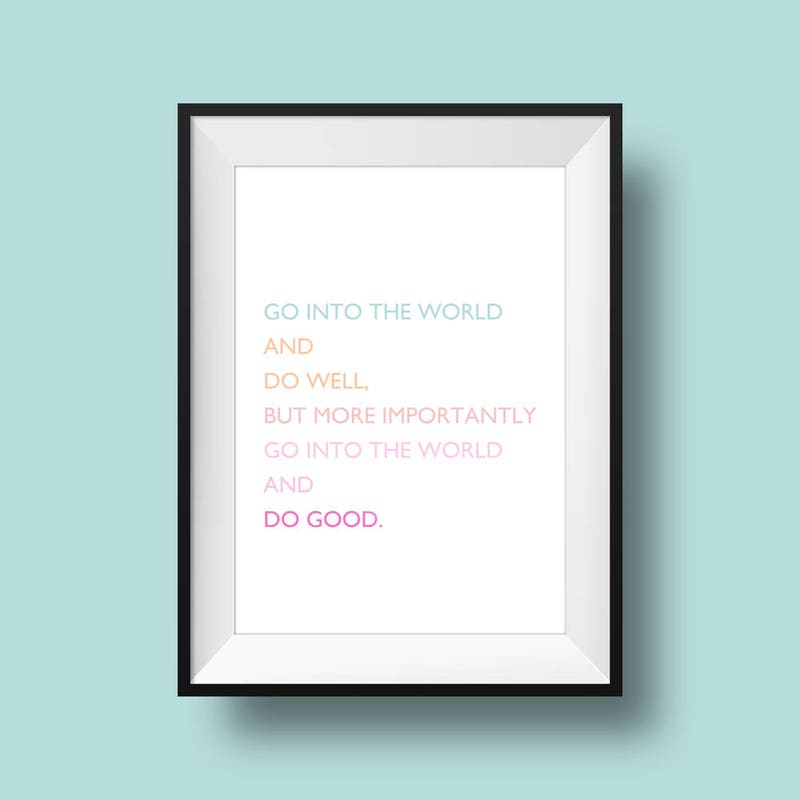 Go Into the World - Etsy